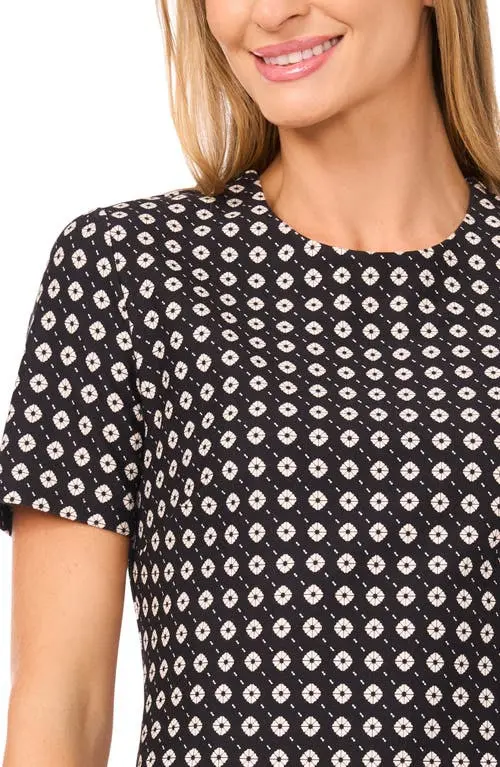Ted Baker London Geo Print Knit Top