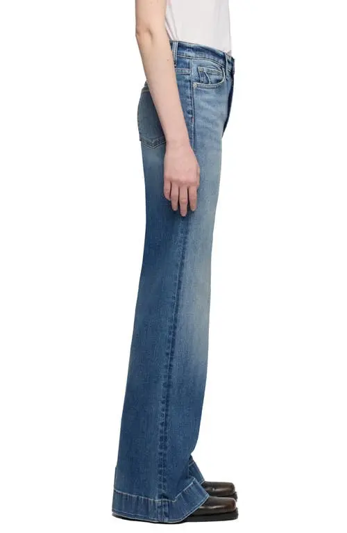 7 For All Mankind Dojo Wide Leg Jeans - Faded Echo