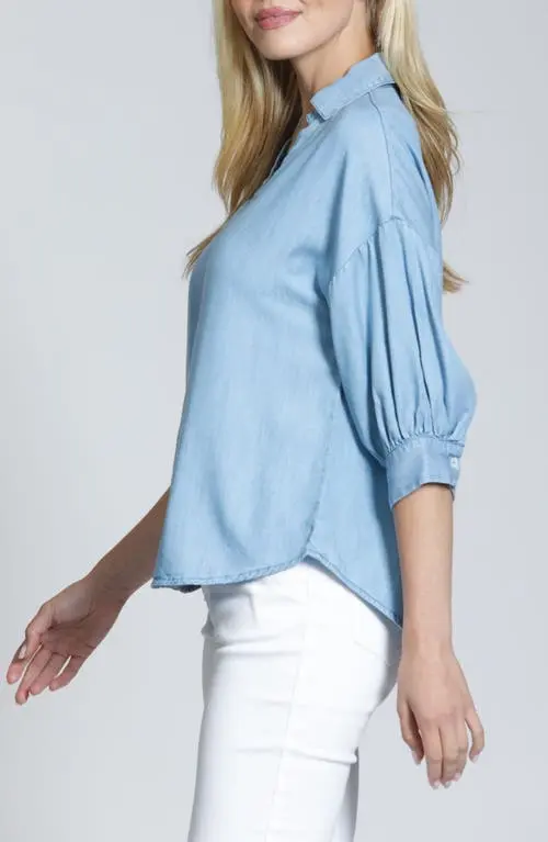 APNY Blouson Sleeve Woven Shirt