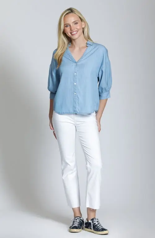 APNY Blouson Sleeve Woven Shirt