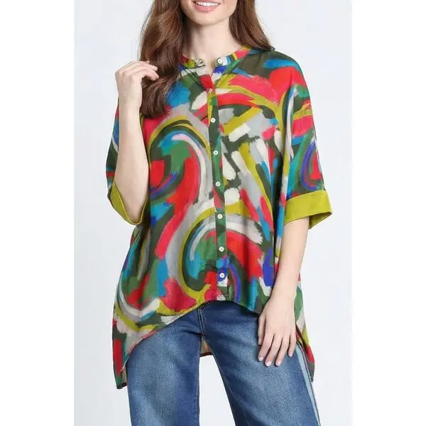 APNY Abstract Print Tunic