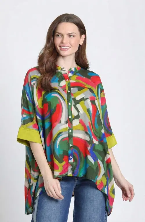 APNY Abstract Print Tunic