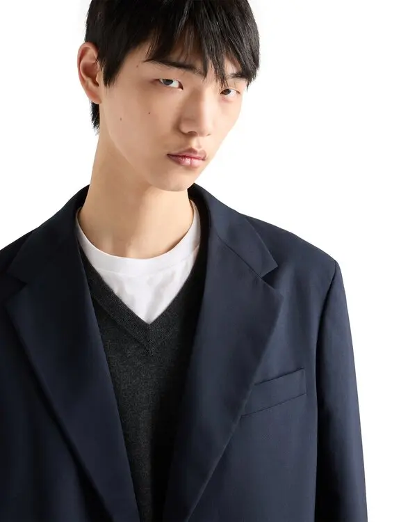 Prada Single-breasted Cashmere Jacket