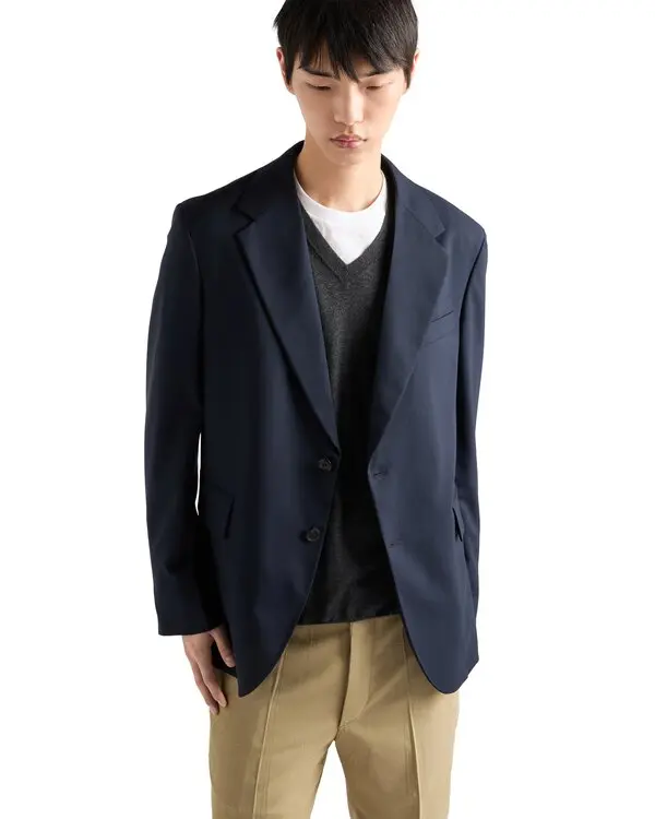 Prada Single-breasted Cashmere Jacket