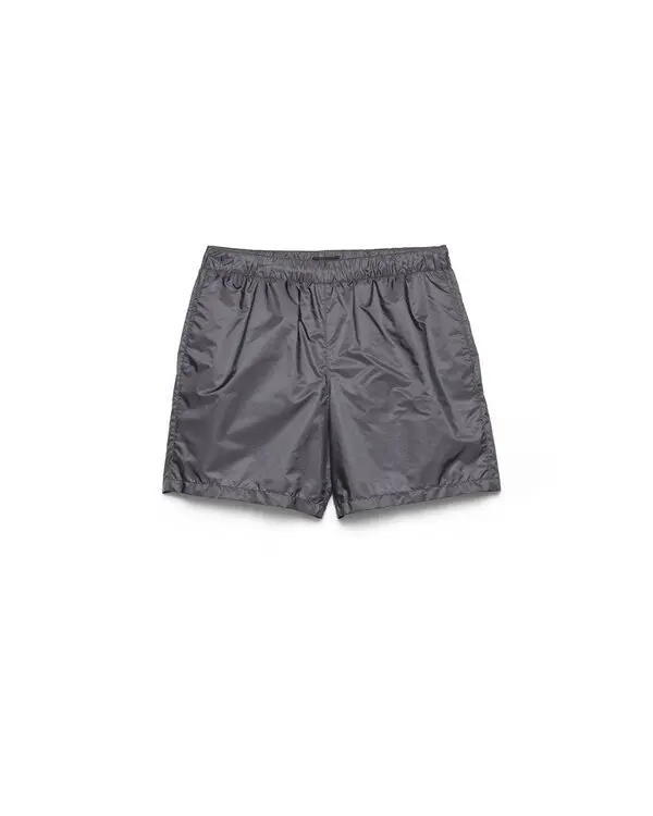 Prada Re-nylon Swim Trunks - Grey