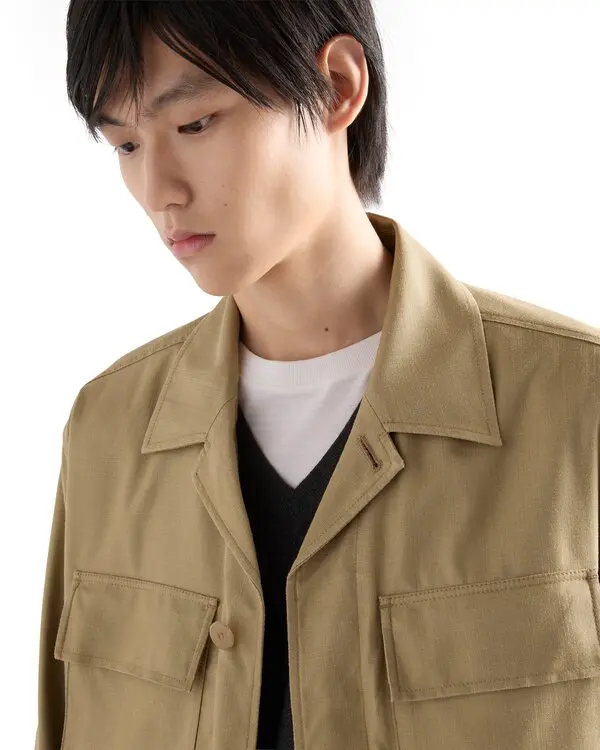 Prada Ilk Afari Jacket - Neutral