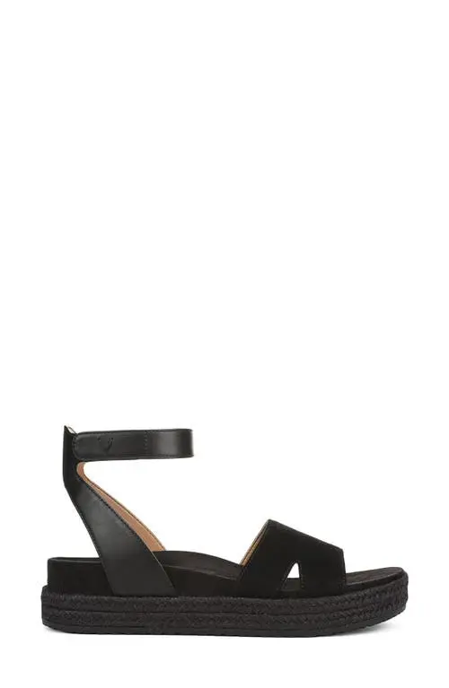 Vionic Platform Ankle Strap Sandals - Black