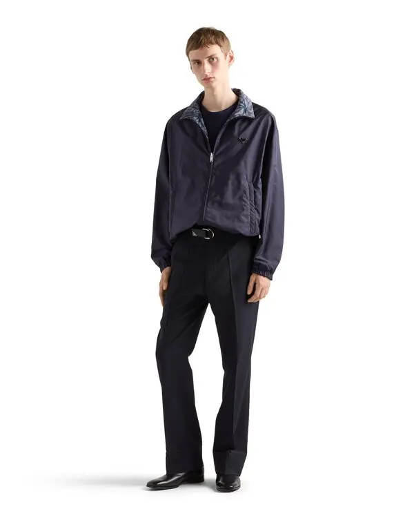 Prada Reversible Re-nylon Jacket - Blue