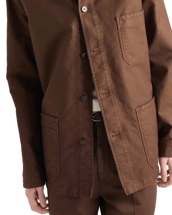 Prada Cotton Blouson Jacket - Brown