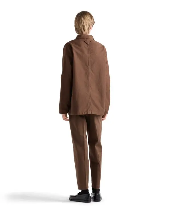 Prada Cotton Blouson Jacket - Brown