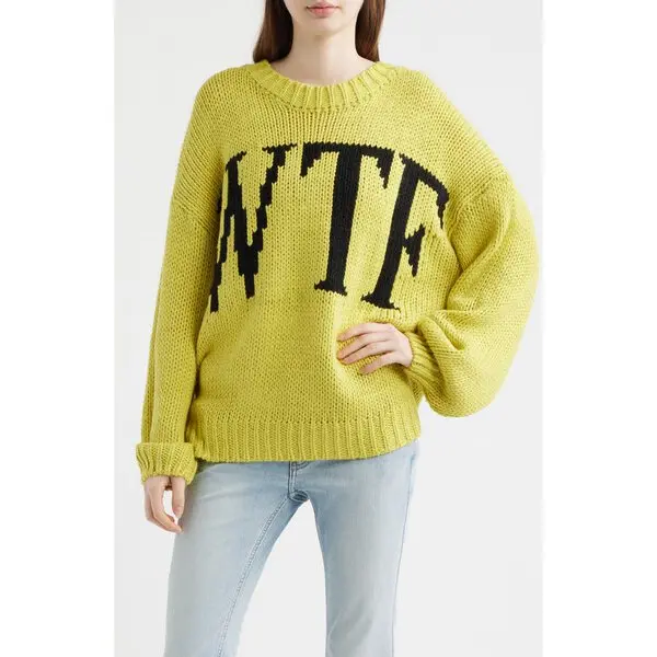 DRESSED IN LALA Crop Sweater