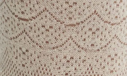 Hue Lace Cuff Crew Socks