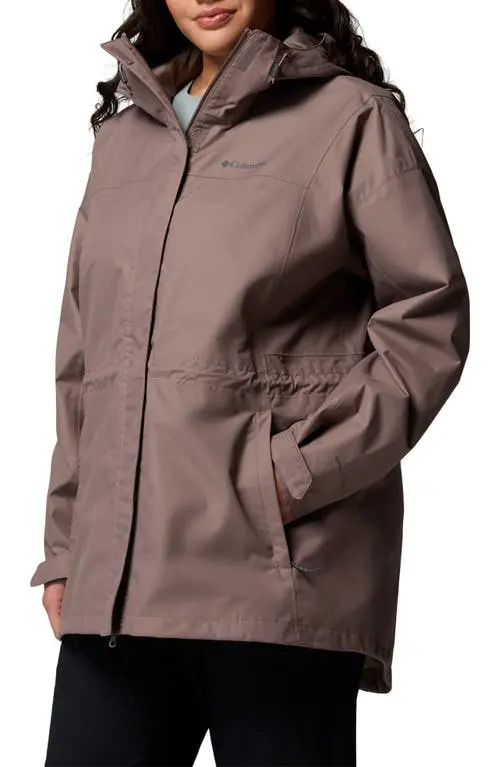 Columbia Hikebound Ii Long Waterproof Jacket - Iron