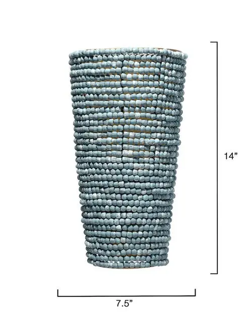 JAMIE YOUNG CO. Seawall 1-light Beaded Cone Wall Sconce