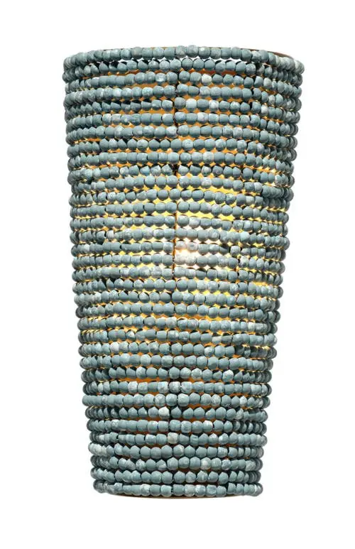 JAMIE YOUNG CO. Seawall 1-light Beaded Cone Wall Sconce