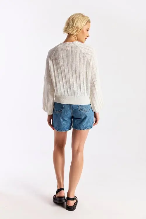 WISPR Stitch Raglan Crew Neck Sweater