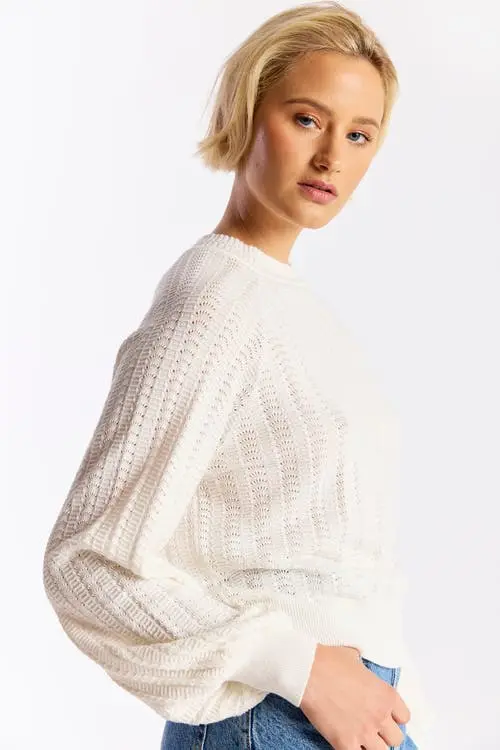 WISPR Stitch Raglan Crew Neck Sweater