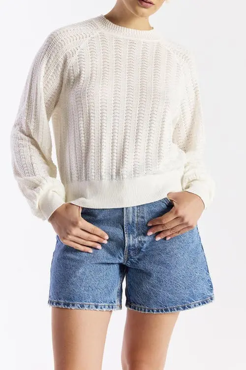 WISPR Stitch Raglan Crew Neck Sweater