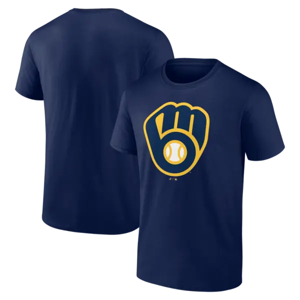 LOGO ATHLETIC Milwaukee Brewers Official Logo T-shirt