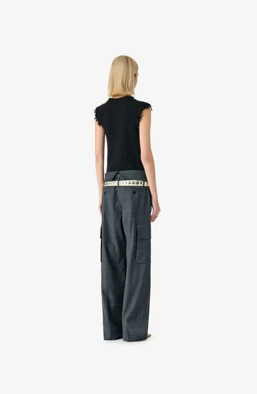 IRO PARIS Shanny Tweed Vest - Black