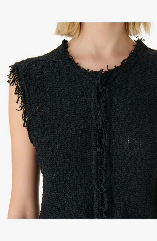 IRO PARIS Shanny Tweed Vest - Black