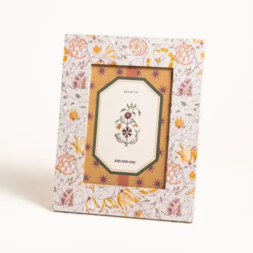 ZSA ZSA ZSU Noida Printed Frame 7.2x9 - Pink