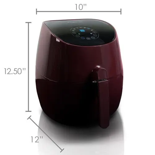 MEGACHEF Airfryer And Multicooker With 7 Pre-programmed Settings
