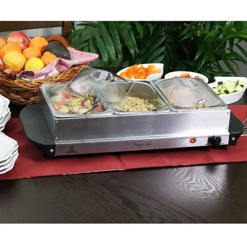MEGACHEF Buffet Server & Food Warmer