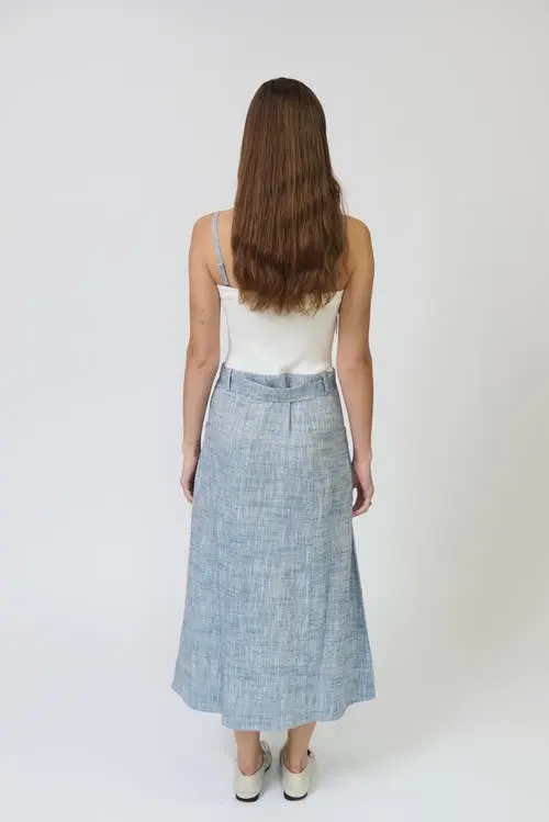 Central Park West Serena Belted Midi Dress