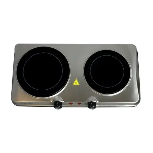 MEGACHEF Electric Portable Dual Burner Cooktop Buffet Range