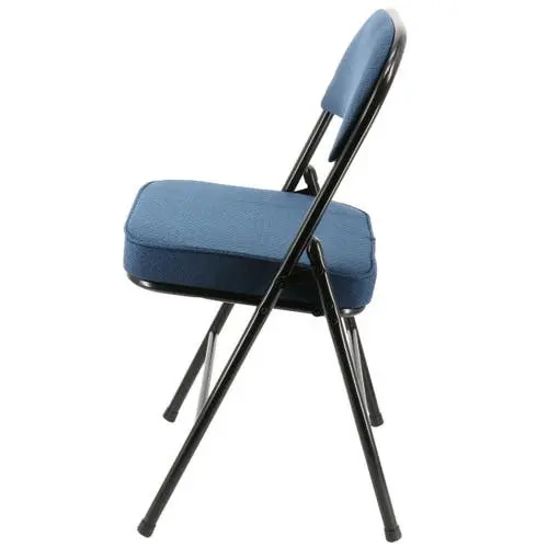 ELAMA 4 Piece Metal Folding Chair With 2.2 Inch Padded Seats