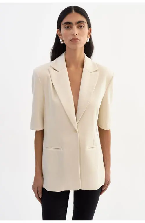 LAMARQUE Hazel Faux Suede Blazer