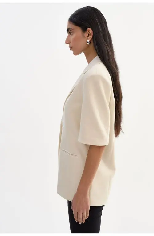 LAMARQUE Hazel Faux Suede Blazer