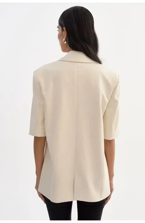 LAMARQUE Hazel Faux Suede Blazer