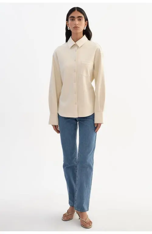 LAMARQUE Tosca Faux Suede Shirt