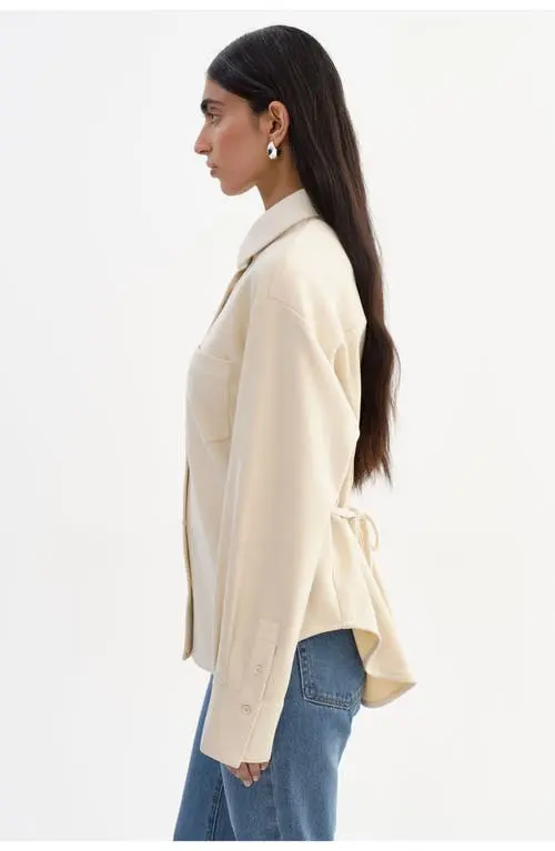 LAMARQUE Tosca Faux Suede Shirt