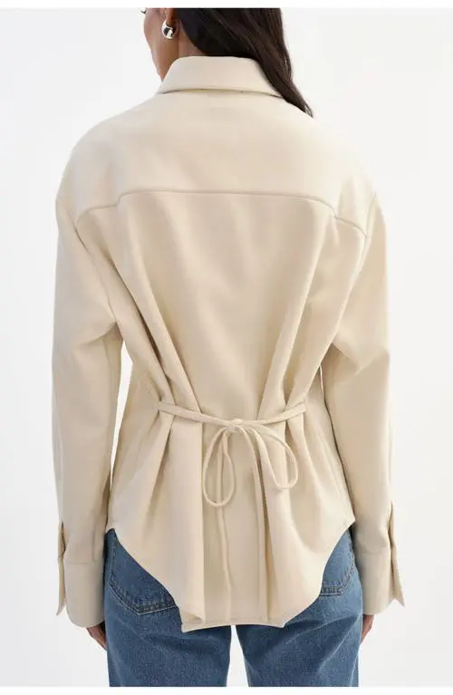 LAMARQUE Tosca Faux Suede Shirt