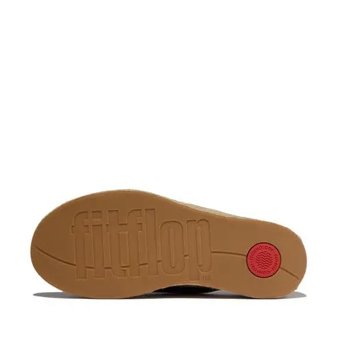 Fitflop Platfforms Espadrille Slides - Black