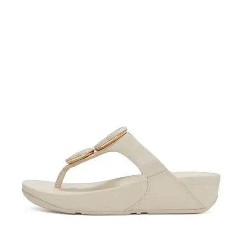 Fitflop Lulu Marbled-stone Toe-post Sandals