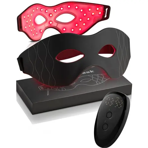 LOVERY Eye Recovery Pro Led Light Therapy Eye Maskred & Near-infrared Light - Black