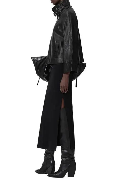 ALLSAINTS Rhodes Leather Jacket - Black