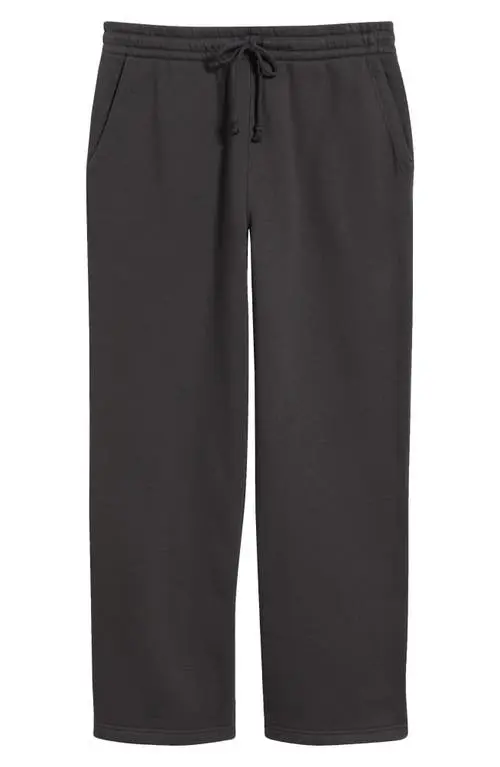 Bp. Straight Leg Fleece Sweatpants - Black Faded