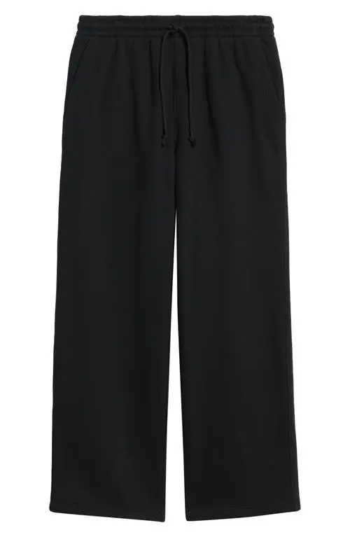 Bp. Straight Leg Fleece Sweatpants - Black