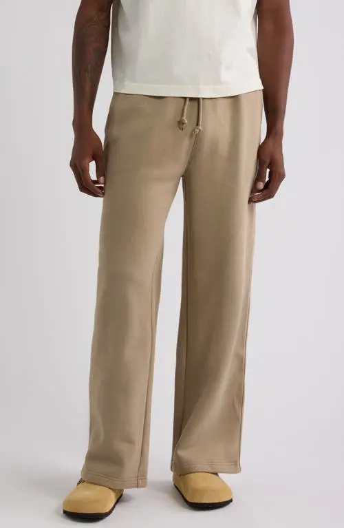 Bp. Straight Leg Fleece Sweatpants - Tan Teak