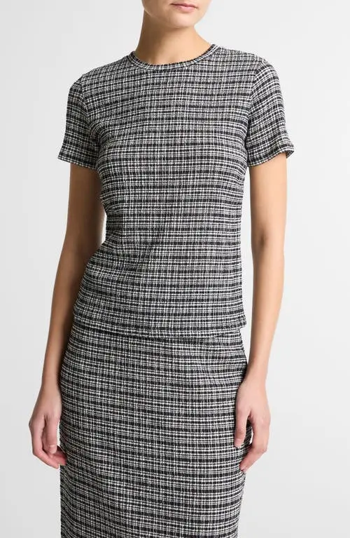 Vince Short Sleeve Crewneck Top - Eclipse Combo