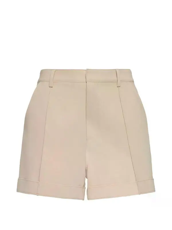 Cinq À Sept Cuffed Tailored Shorts - Neutrals