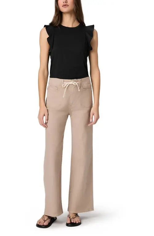 Paige Alaria Flutter Sleeve Top - Black