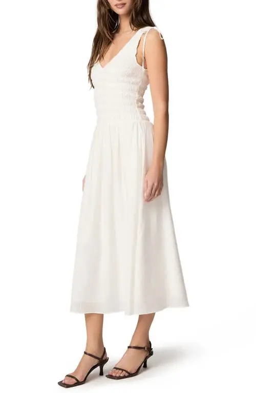 Paige Sebastian Smock Sundress - White