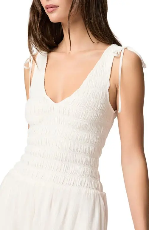Paige Sebastian Smock Sundress - White