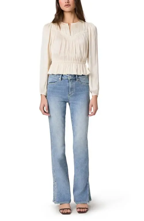 Paige Laurel Canyon High-waist Bootcut Jeans - Canals